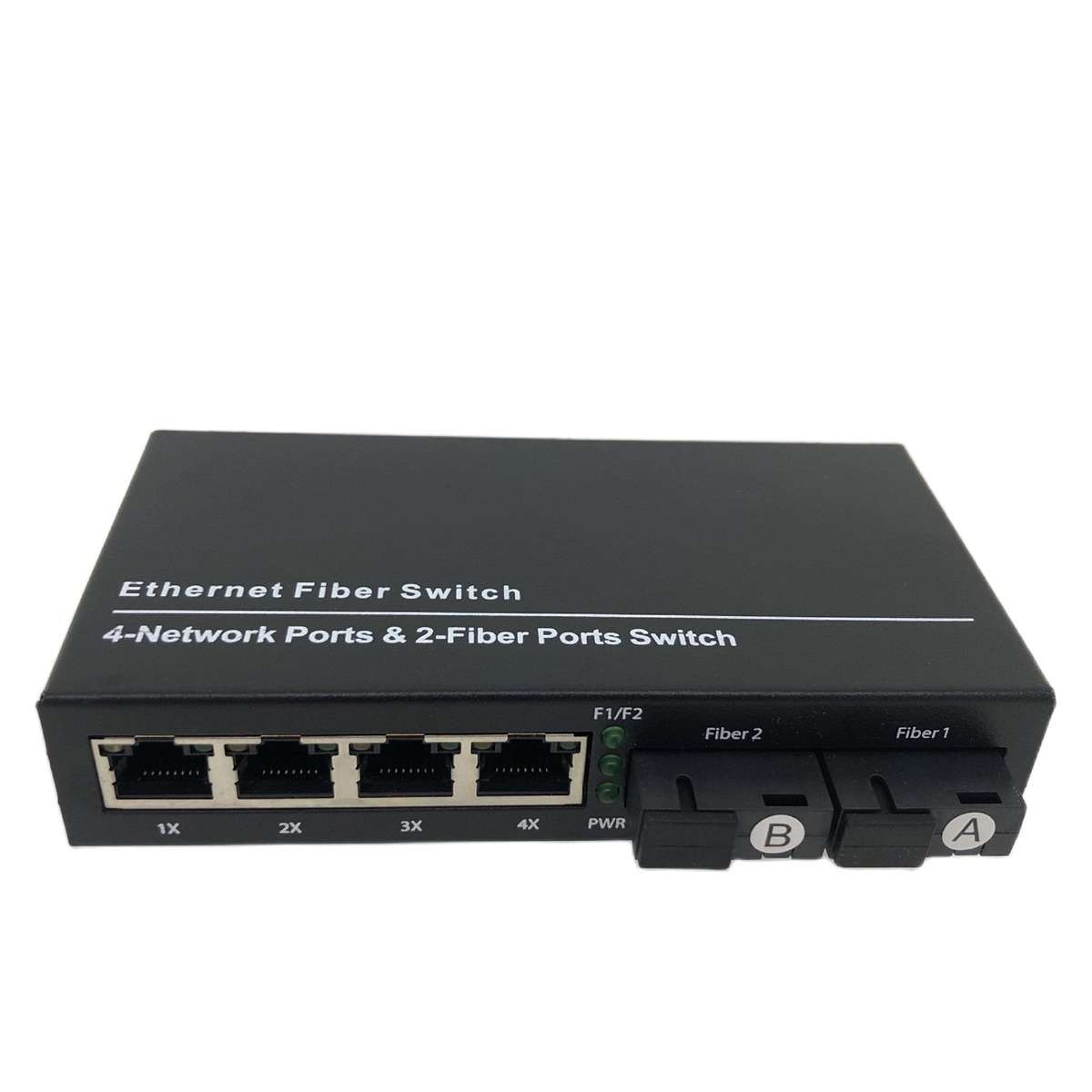 Gigabit Etherbet Fiber Switch 2xSC 4xRJ45 3km 20km media converter - LuLeey