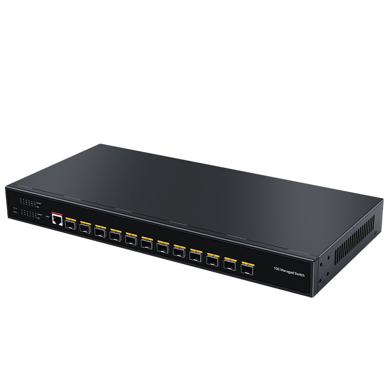 12 Port 10G Switch Layer 3 Management Ethernet Switch - LuLeey