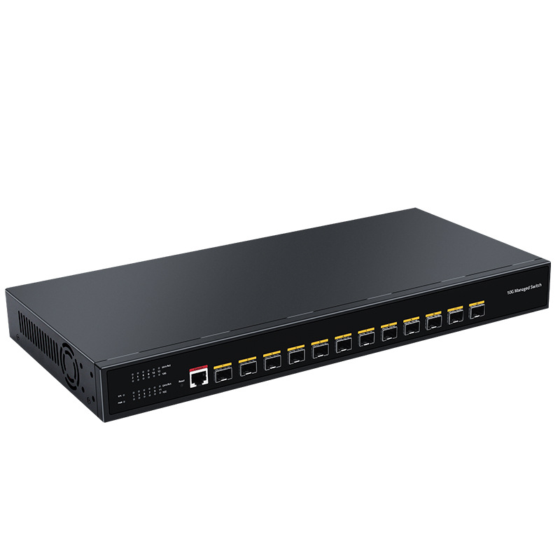 12 Port 10G Switch Layer 3 Management Ethernet Switch - LuLeey